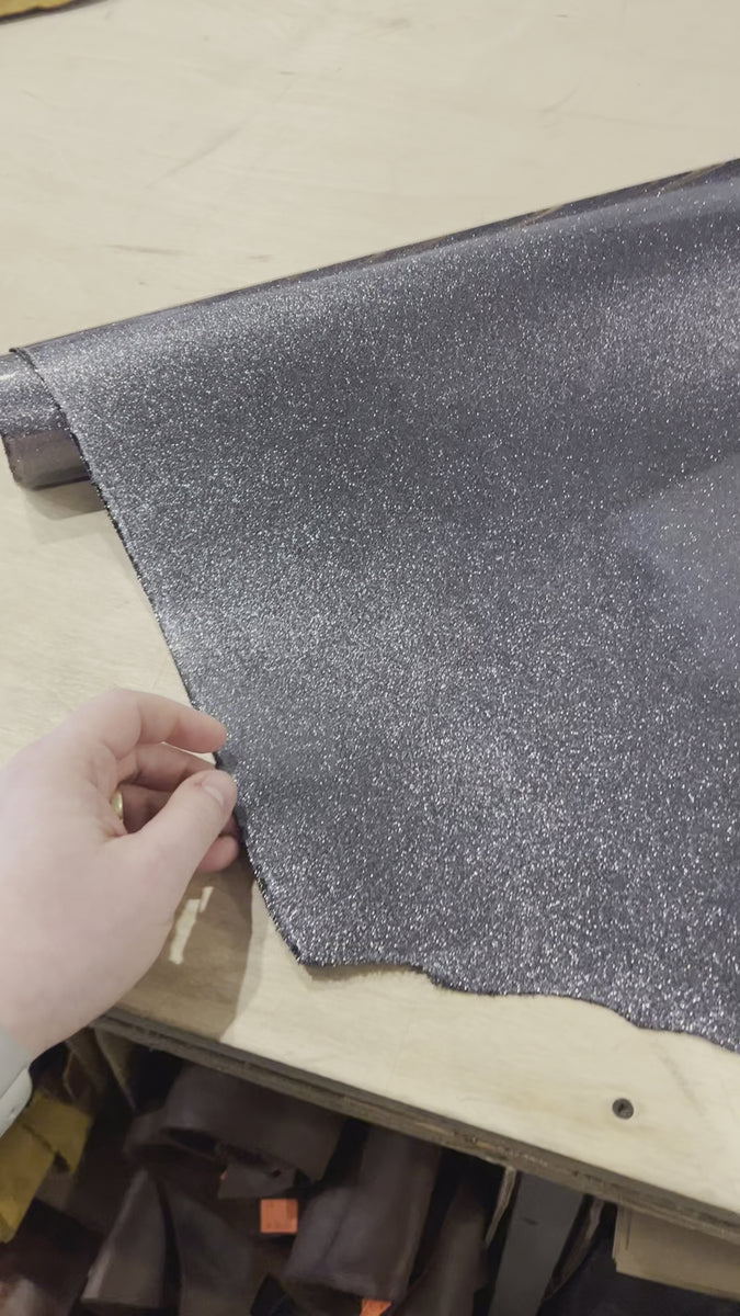 Glossy Patent Glitter Leather – Hand and Sew Leather