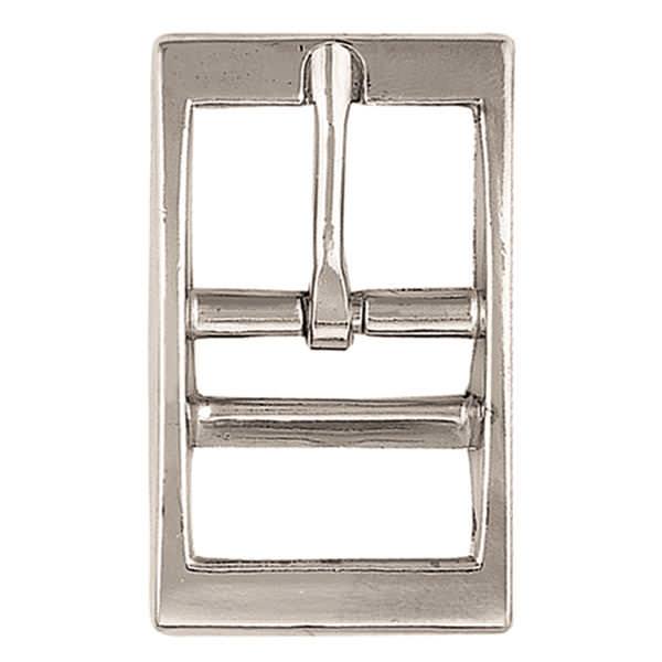 Square Double Bar Buckle- (1/2", 3/4" , 1")(Solid Brass, Nickel) – Hand ...