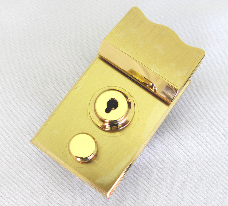 Solid Brass Briefcase Lock - Made in Japan – Hand and Sew Leather
