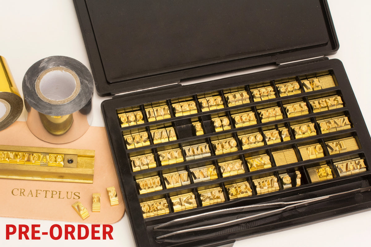 Craftplus Brass Letter Embossing Sets – Hand and Sew Leather